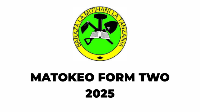 Matokeo ya Form Two 2025 NECTA Haya Hapa Yote Tanzania